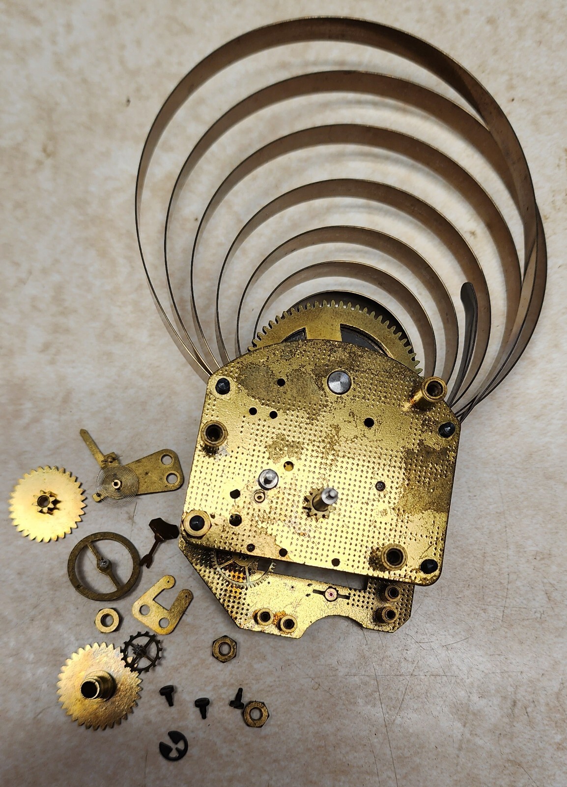 seth thomas 016-000 clock movement for repair, Parts Made in Germany | eBay