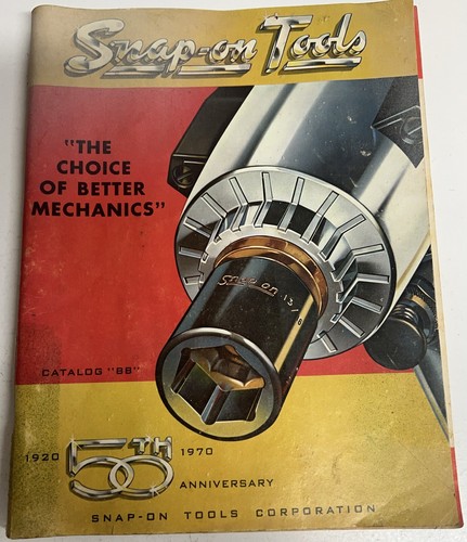 Vintage Snap-on Tools 1920-1970 50TH Anniversary Catalog Mechanic Sales ...