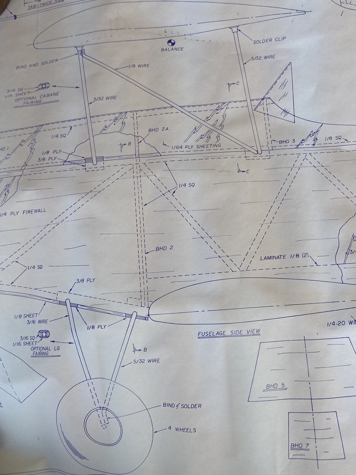 Vintage BUSA Phaeton 90 Biplane Kit | eBay