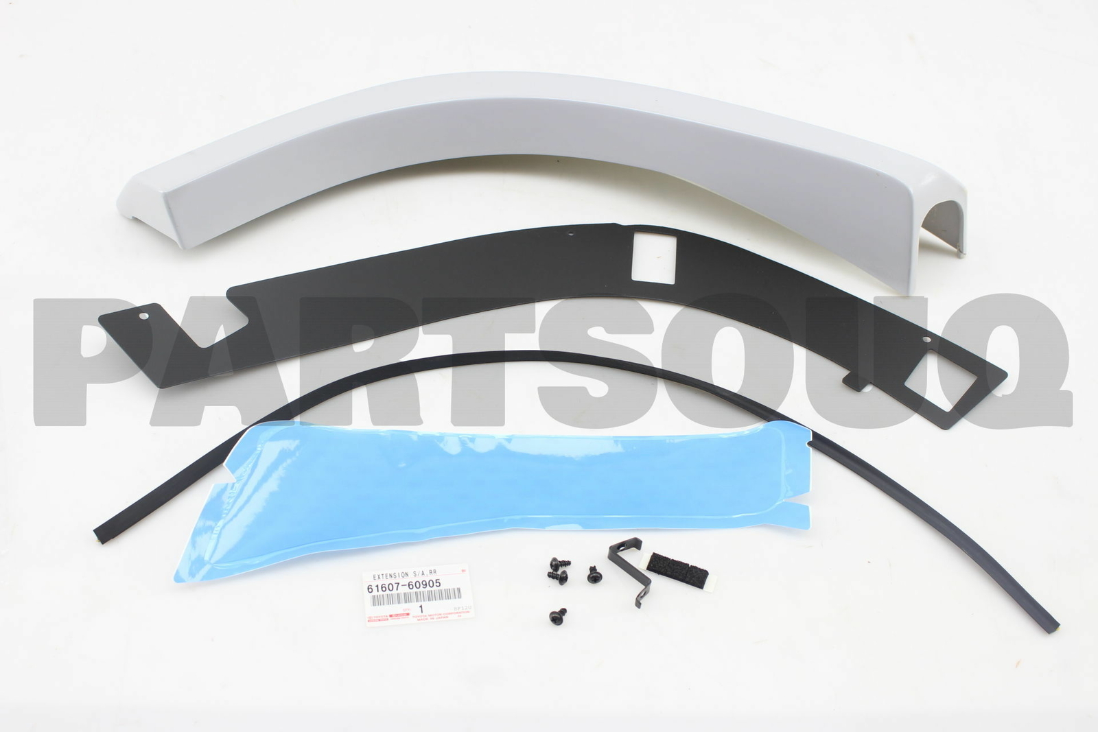 6160760905 Genuine Toyota EXTENSION SUB-ASSY, REAR WHEEL OPENING, RH ...