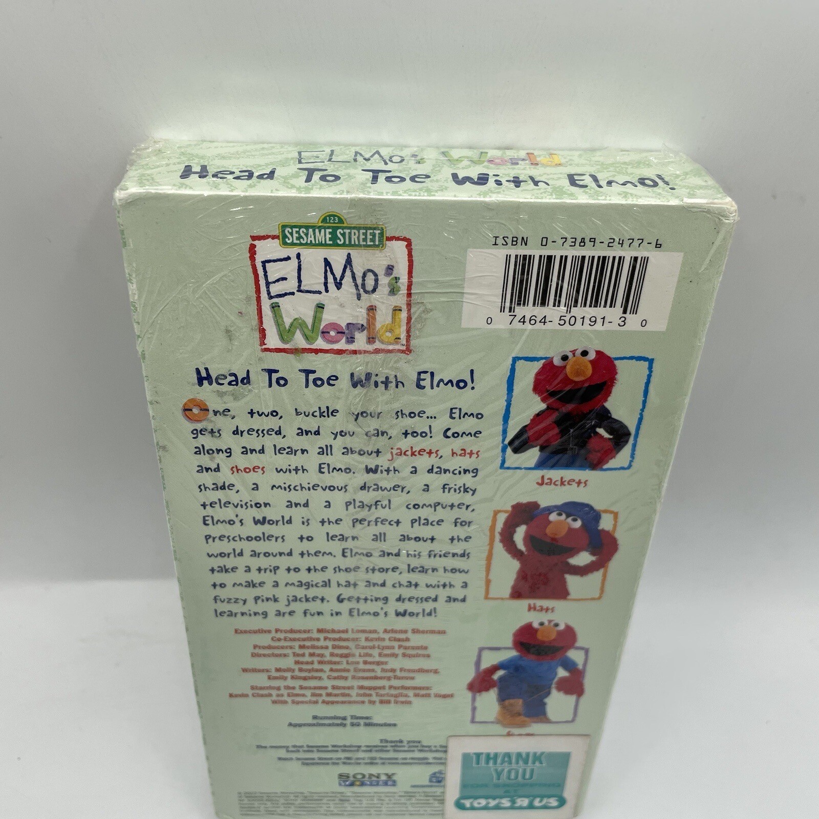 Elmo's World Head To Toe With Elmo! VHS Video Tape 2003 Sesame Street ...