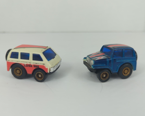1980s M C. Toy Pull Back Penny Racer Jeep Toyota Super Van vintage | eBay