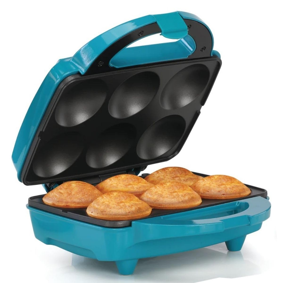 Non-Stick 6-Count Electric Cupcake Maker Machine – Bakes 6 Cupcakes ...