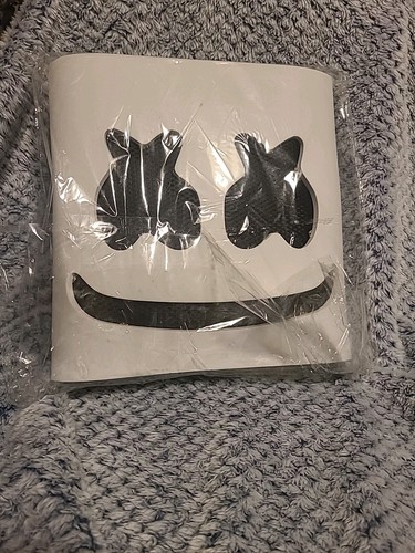 New! MARSHMALLOW DJ LED Music Festival Full Head Helmet Light Up ...