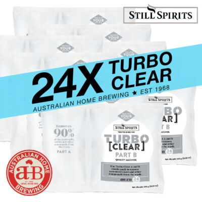 24x Still Spirits Turbo Clear BULK PACK homebrew clearing agent brewing ...