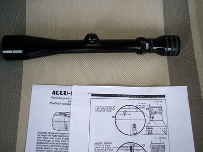 Redfield 3x9 Rifle Scope Accu-Range USMC M40 Sniper Minty | eBay