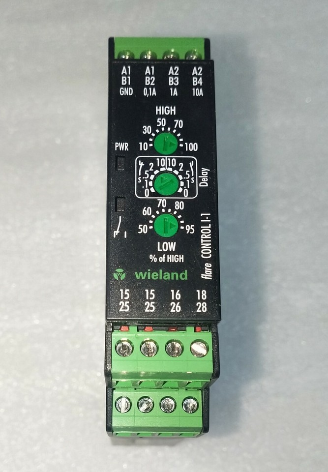 WIELAND MONITORING RELAY FLARE CONTROL I-1 | eBay