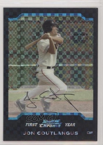 2004 Bowman Chrome - First Year X-Fractor #248 Jon Coutlangus /172 (RC ...