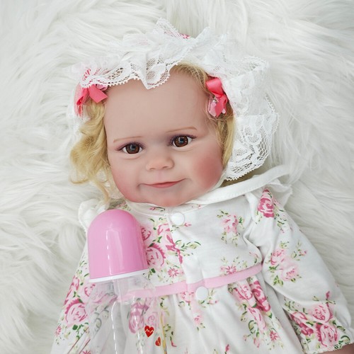 50cm Reborn Baby Doll Full Body Vinyl Girl Toddler Cute Handmade Gift Washable | eBay
