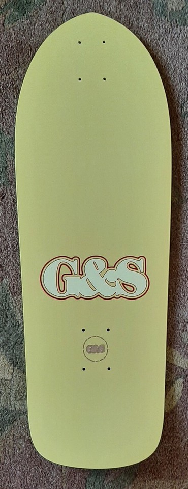 G&S Billy Ruff Invisible Magician 1982/2023 Reissue Skateboard Glow-In ...