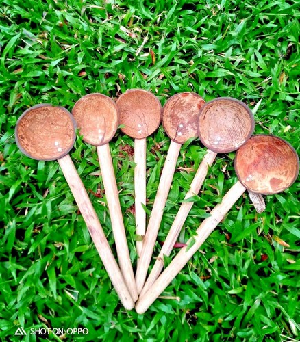Ceylon Handmade Coconut Shell Spoons Kitchen tools Eco Friendly prodact ...