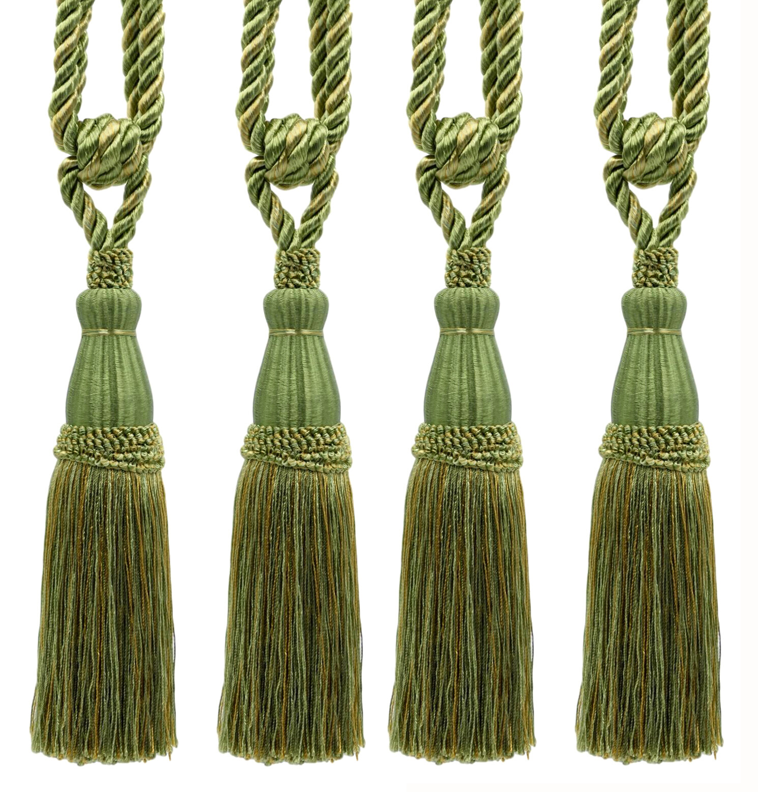DÉCOPRO Tassel Tieback, Style# TBC085, Color# PR12 - Lemongrass Green ...