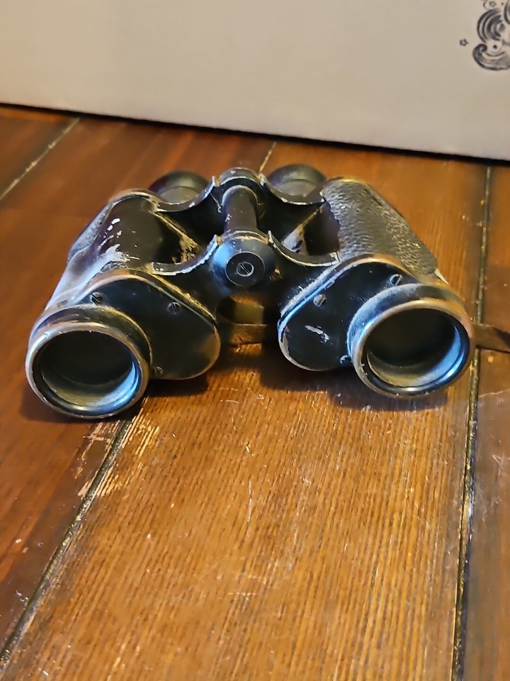 WWII DIENSTGLAS German Border Guard Binoculars Spindler and Hoyer 6x30 ...