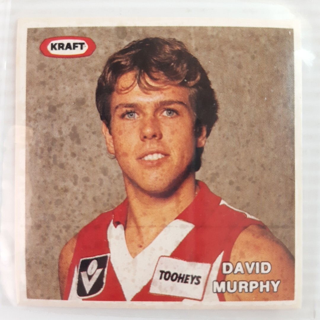 1985 Kraft VFL Sticker. David Murphy. Sydney Swans. Very Good Condition. | eBay