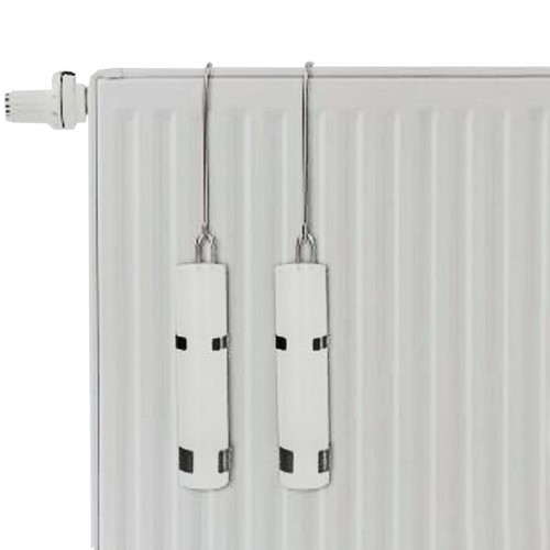2 Radiator Hanging Glass Humidifiers Dry Air Water Humidity Control ...