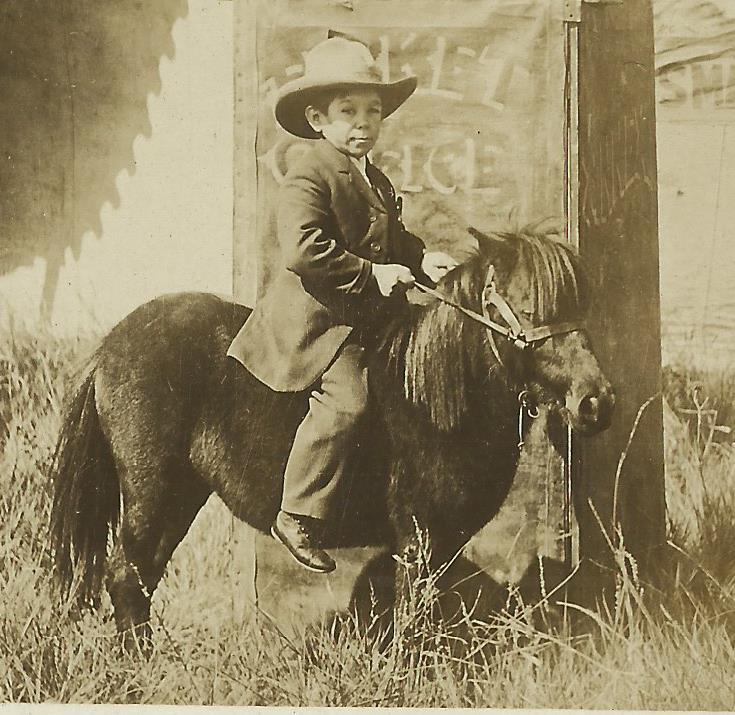RPPC c1910 ADVERTISING Dwarf MIDGET CIRCUS Side Show Baron de Barcsy #4 ...