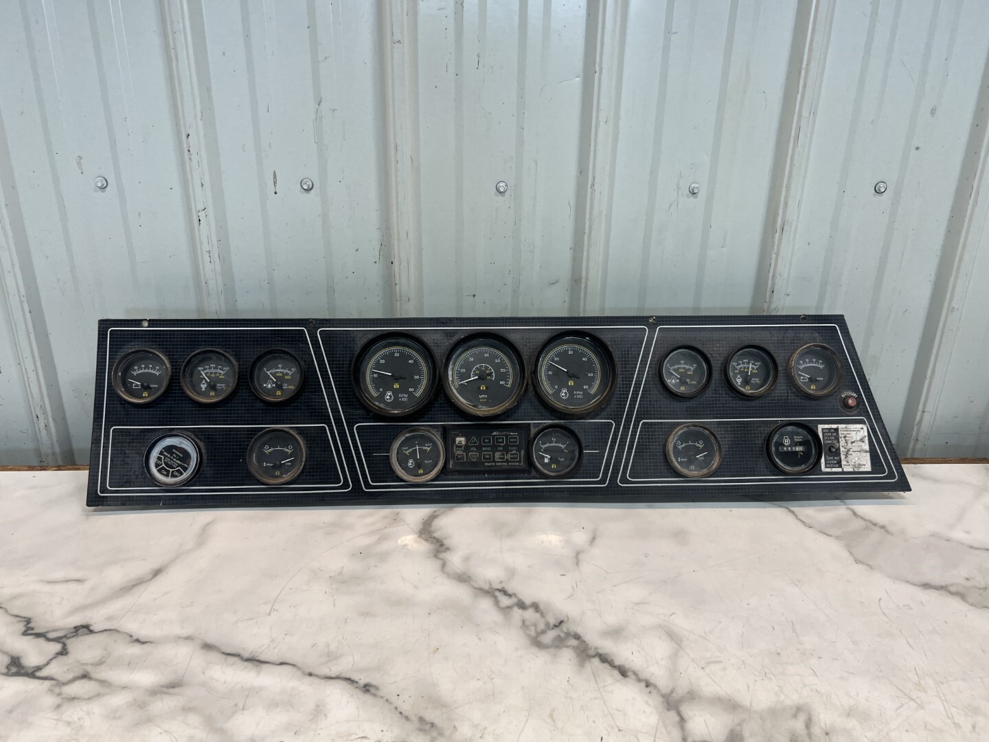 87 Sea Ray 268 DA Sundancer Boat instrument panel gauge gauges dash | eBay