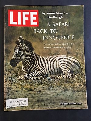 Life Magazine October 21 1966 Safari Back to Innocence | eBay