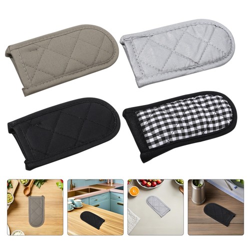 4 Pcs Cotton Heat Resistant Pan Handle Covers Pot Sleeve For Cooking | eBay