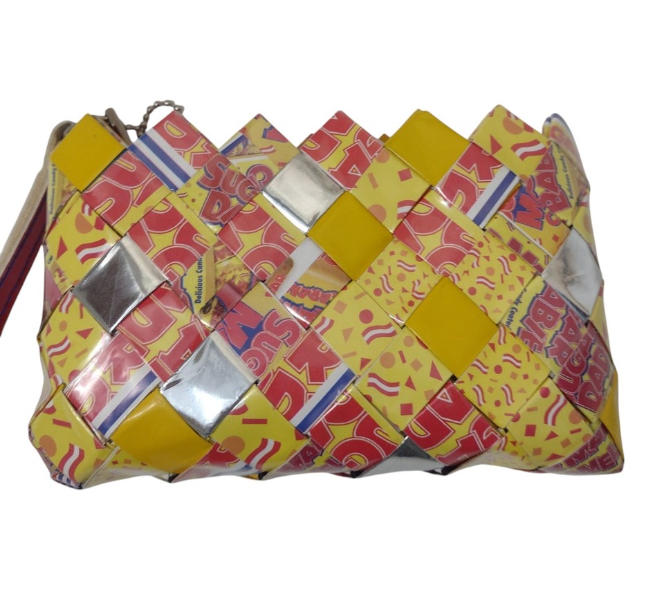 Nahui Ollin Sugar Daddy Candy Wrapper Zip Wristlet Wallet Novelty | eBay