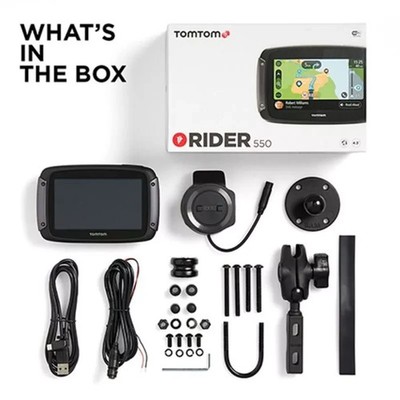 Tom Tom Rider 550 World Motorcycle Motorbike Satellite Navigation ...