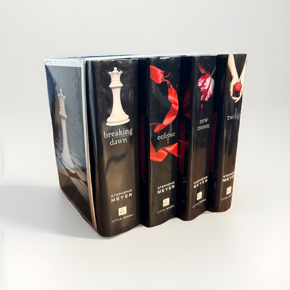 Twilight Saga Box Set 1st Ed Hardcover Lot 4 Books w/DJ Stephenie Meyer ...