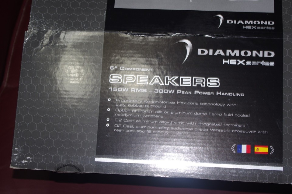 diamond audio Hex series speakers H600s 150w RMS | eBay