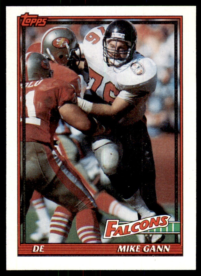 1991 Topps Mike Gann Atlanta Falcons #584 | eBay