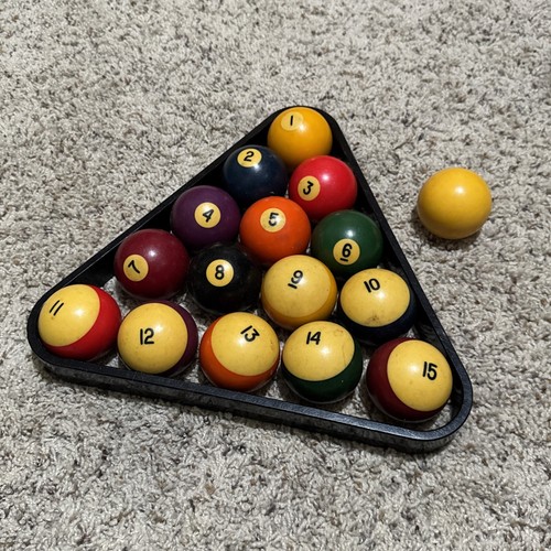 Genuine Belgium Aramith Standard Pool Billiard Ball Set Of 16 Brunswick ...