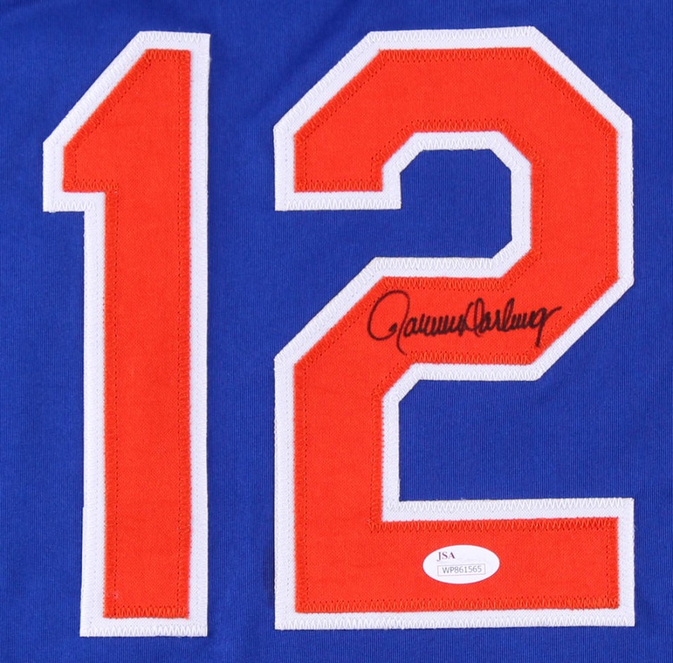 Ron Darling Signed New York Mets Jersey (JSA) 1986 World Champions ...