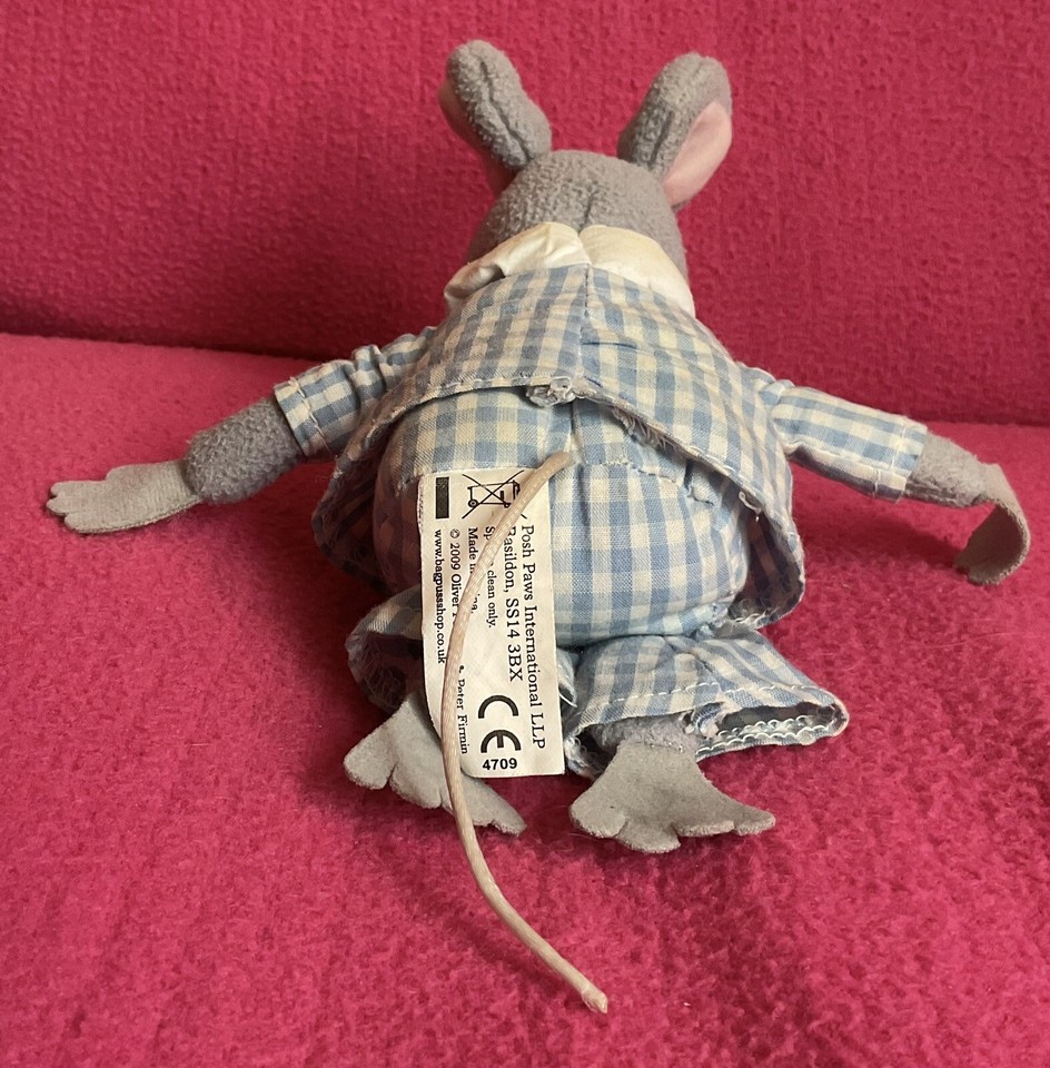 Bagpuss Singing Charlie Mouse With Sound Soft Plush Toy 5.5-8” 2009 ...