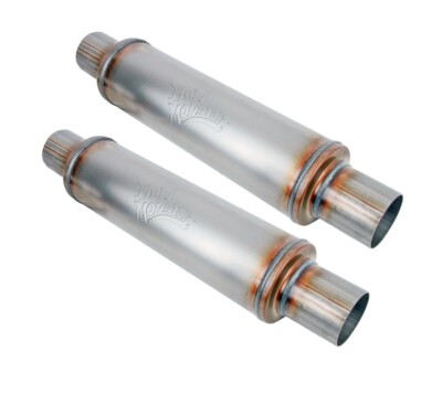 FLOWMONSTER FREE FLOW 409 STAINLESS STEEL 18" GLASSPACKS MUFFLERS 3 ...