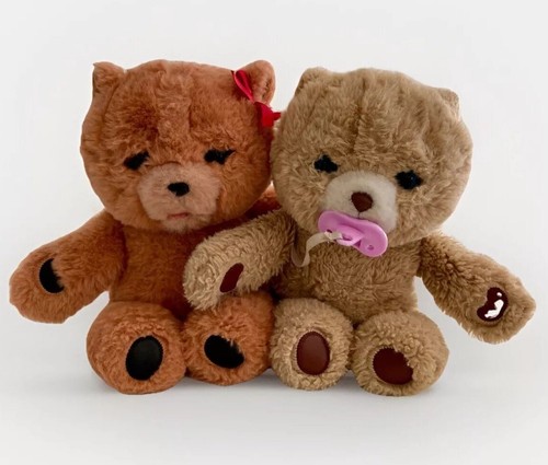 Little Live Pets Cozy Dozy Cubbles & Cuddles Lot 2 Interactive Plush ...