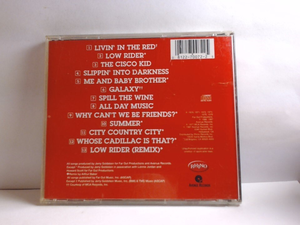 War – The Best Of War… And More (CD, US, 2007) BE398 | eBay