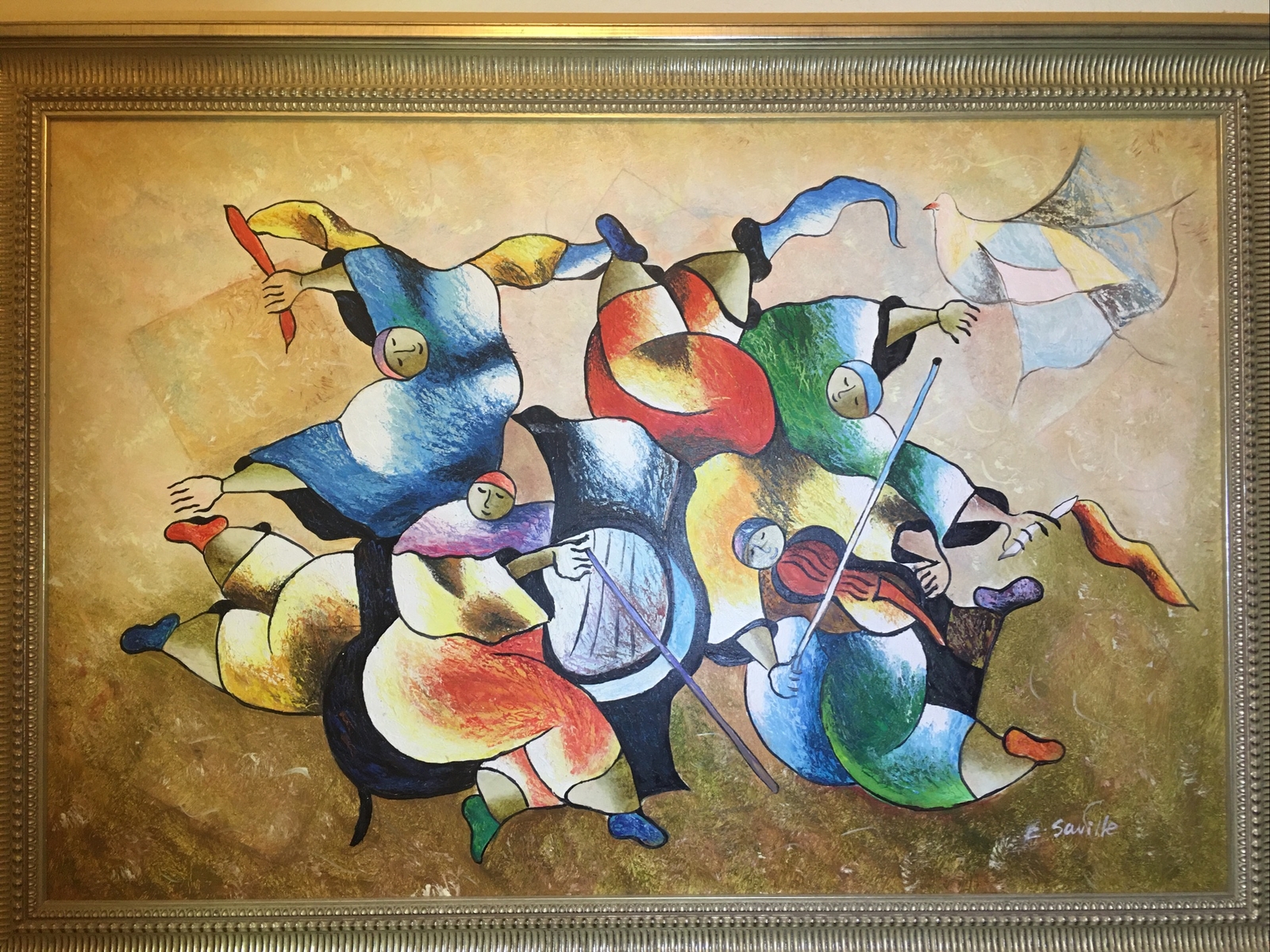 Abstract Paintings Of People Dancing