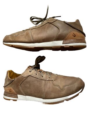 OluKai Huaka'i Li 10406-1010 Men’s Size 9.5 Nubuck Leather Casual ...
