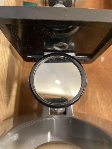 VINTAGE Monolux Microscope 6030 100X-750X Zoom With Case And Equipment ...