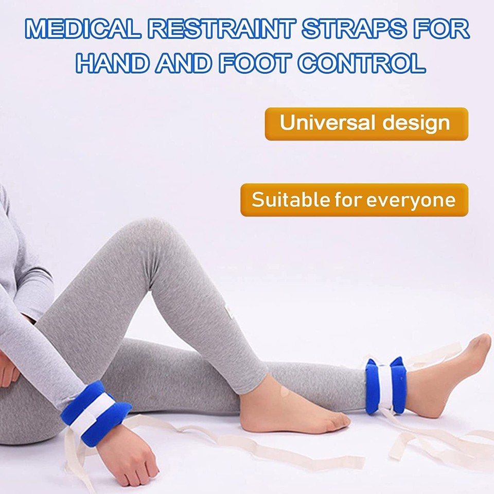 Hospital Restraints Bed Strap Patient Medical Restraints Limb Holders ...