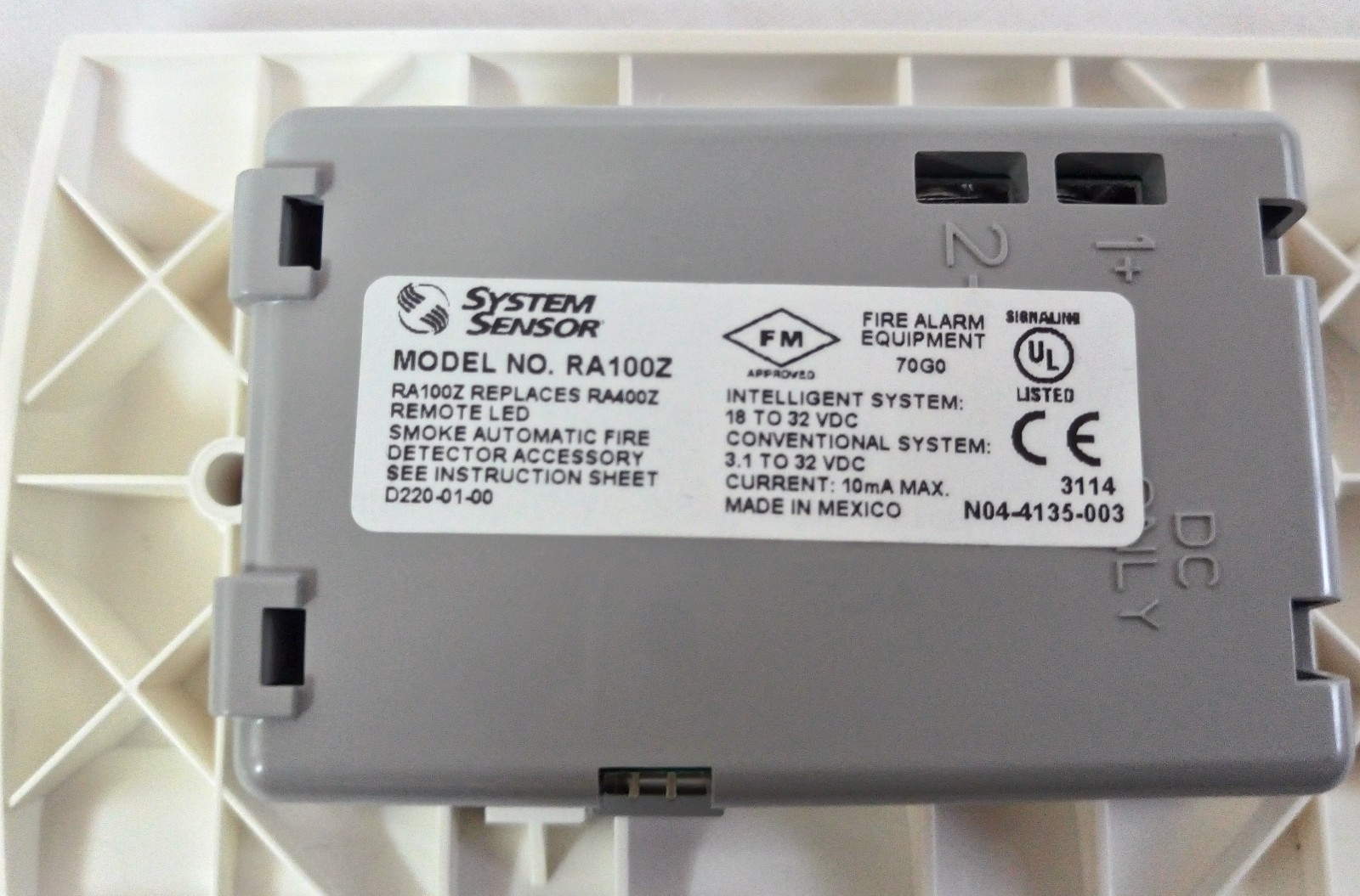 SYSTEM SENSOR RA-100Z Remote Annunciator Led Indicator (3 Pcs) NEW | eBay