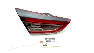 2014-2017 MASERATI GHIBLI S LEFT DRIVER REAR INNER TAIL LIGHT OEM. | eBay