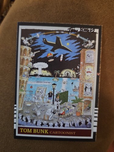 Tom Bunk Custom Signed Card - Artist for Quantoons - Science Education ...