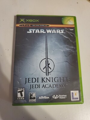 Star Wars Jedi Knight Jedi Academy Microsoft Xbox Complete In Box *MINT ...