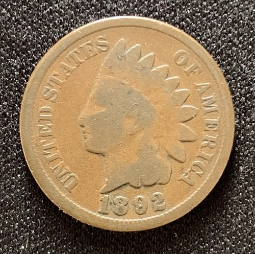 1892 Indian Head Cent Penny Vintage US Coin - Great Collector Piece! | eBay