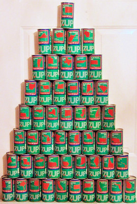 Vintage - 7-Up Commemorative Bicentennial Soda Cans -Uncle Sam - Steel ...