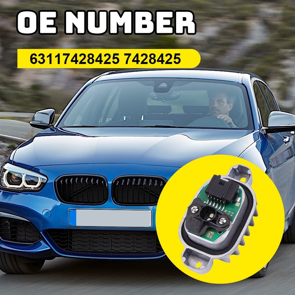 For BMW 1 Series F20 F21 LCI LED Headlight DRL Modules Set 7428425 ...
