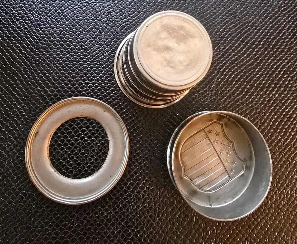 Antique Americana War Collapsing Drinking Tin Cup Civil War Union ...