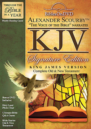 Alexander Scourby KJV Bibles On DVD Signature Edition (DVD, 2008, 2 ...