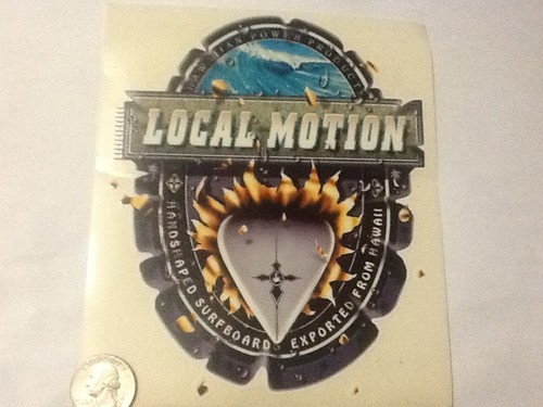 This Vintage Local Motion Surfing Sticker Decal | eBay