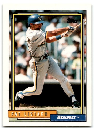 1992 Topps Traded Pat Listach Rookie Milwaukee Brewers #65T | eBay