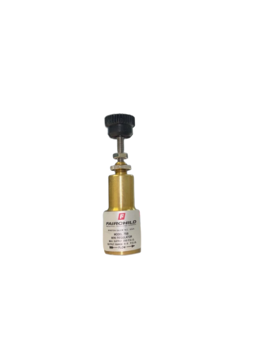 70B Mini Pressure Regulator, Miniature Brass, Max Supply 250 P.S.I.G ...